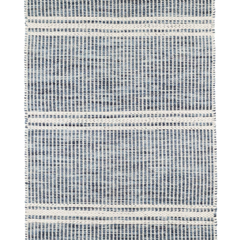 Malta Woven Wool Rug- Blue – Megan Molten