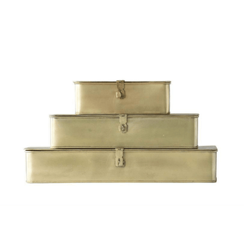 Rectangular Decorative Metal Boxes – Megan Molten