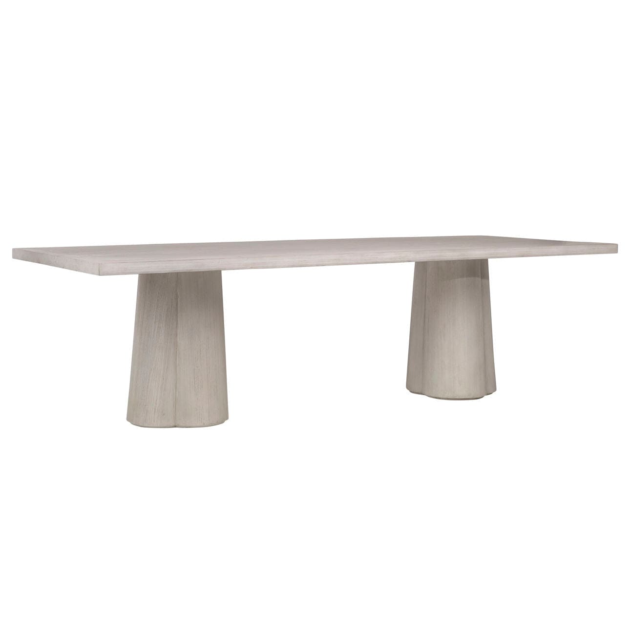 Arya Dining Table – Luxury Whitewashed Acacia Wood Design – Megan Molten