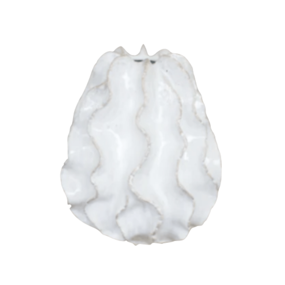 Ceramic Ruffle Vase – Megan Molten