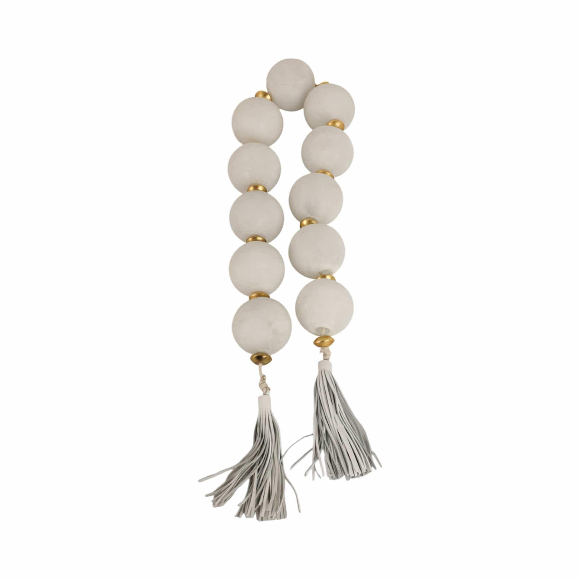 Camas White Glass Garland – Megan Molten