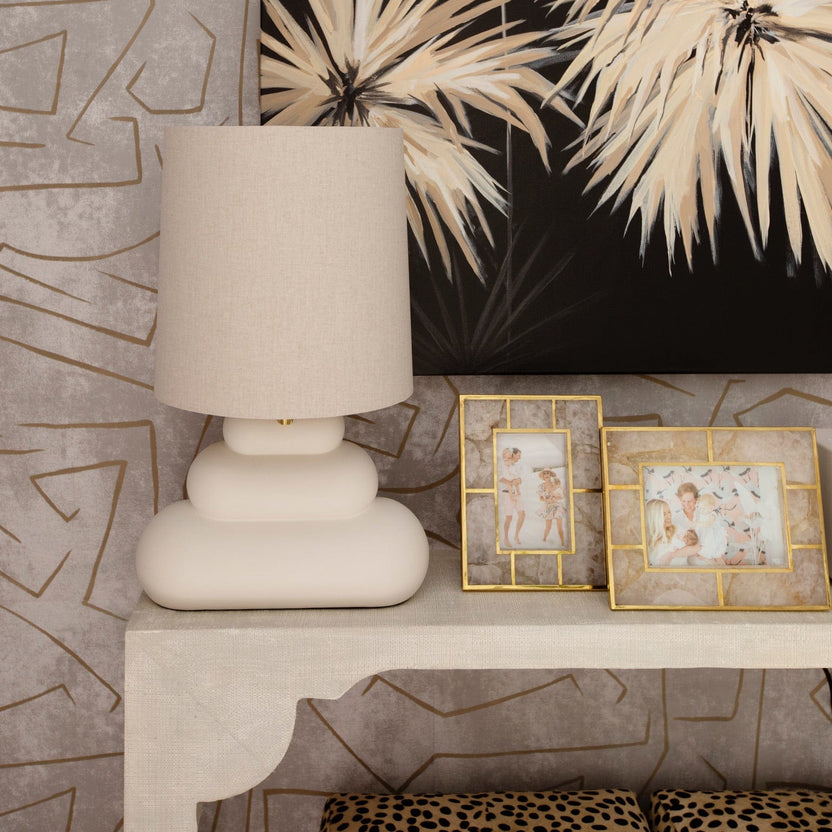 Quartz Frame with Brass Trim – Megan Molten