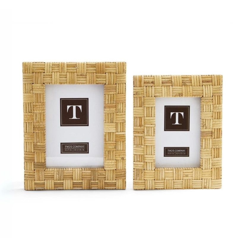 Rattan Photo Frame – Megan Molten