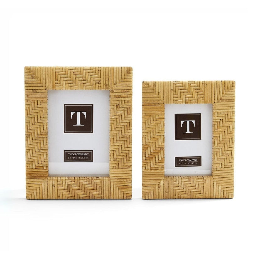 Rattan Photo Frame – Megan Molten