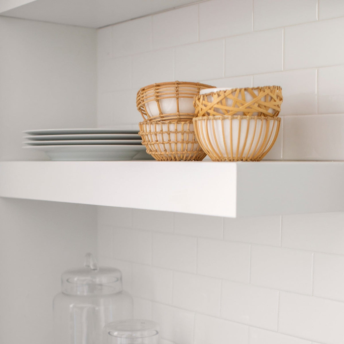 Wicker & Bamboo Condiment Bowl – Megan Molten